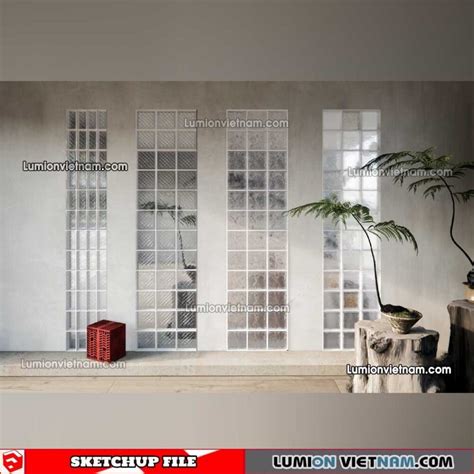 230308 Glass Brick Sketchup Models