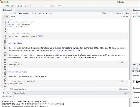 a gentle introduction to using r markdown