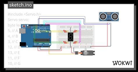 гудкова улья семисигментсерво Copy Wokwi Esp32 Stm32 Arduino Simulator