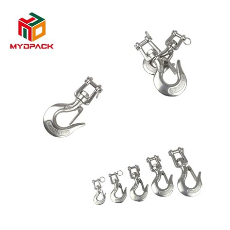 Stainless Steel Fork Type Rotating Cargo Hook Hardware Accessories Sheep Horn Sliding Hook