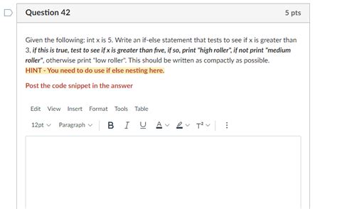 Solved Given The Following Int X Is Write An If Else Chegg Com