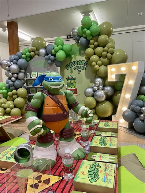 Teenage Mutant Ninja Turtle Themed Party The Glitzy Balloon C