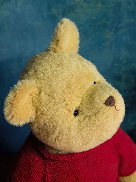 Winnie The Pooh Christopher Robin E H Shepard Alpaca Mohair Teddy Bear