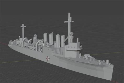 Usn Clemson Class Destroyer By Allans Corner Wargaming3d