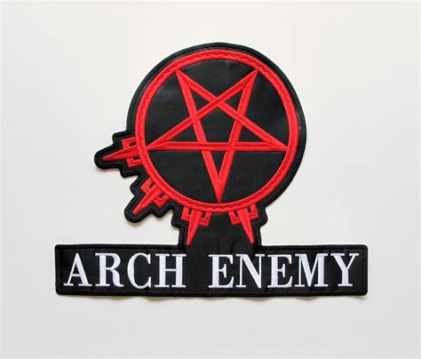 Arch Enemy Pentagram Embroidered Backpatch