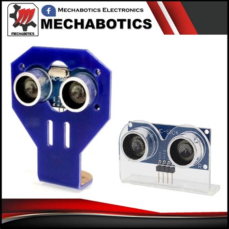 Hc Sr04 Ultrasonic Sensor Mounting Long Bracket Red Shop Mechabotics