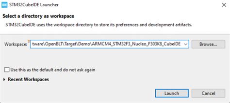 manual demos nucleo f303k8 cubeide [openblt bootloader]