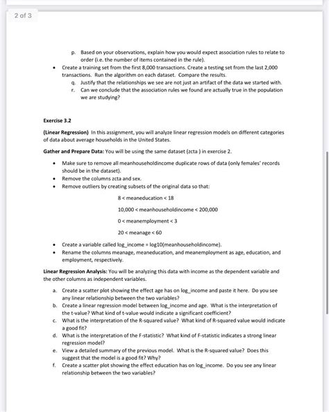 Solved Exercise 31 Association Rules The Data In For This