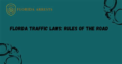 Florida Traffic Laws Rules Of The Road Fl