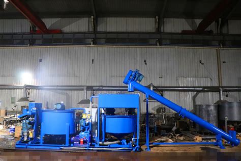 Automated Mixing And Grouting Plant