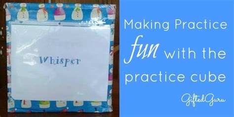 Making Practice Fun The Cube Way