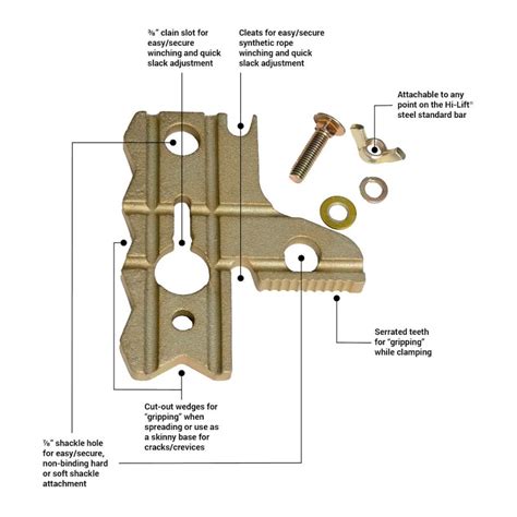 Winch Clamp Spreader Attachment Hi Lift Wcsa 101 Volcanotrailer