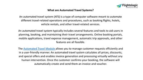 Automated Travel Systempptx