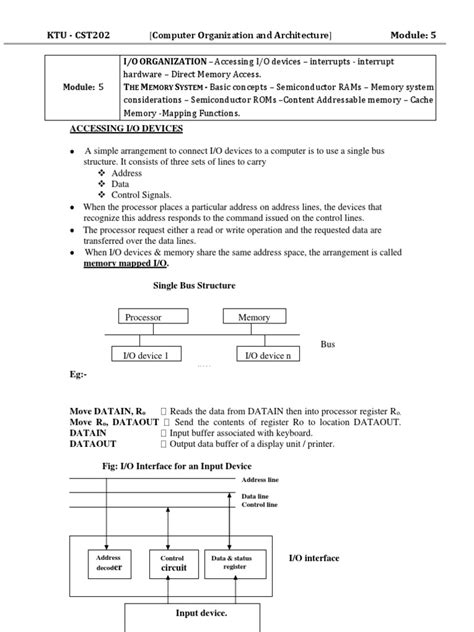 Understanding Io Organization And Memory Systems Through Interrupts