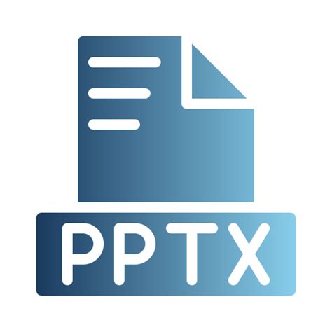 Pptx File Generic Gradient Fill Icon Freepik Pptx File Generic Gradient Fill Icon Freepik