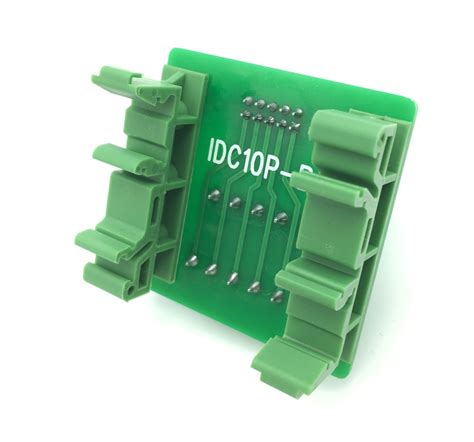 Sysly IDC X Pins Male Header Breakout Board Terminal Block Connector With Simple DIN Rail