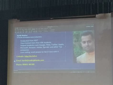 Jayant Aggarwal On Linkedin Attended The Coding Blocks Orientation At