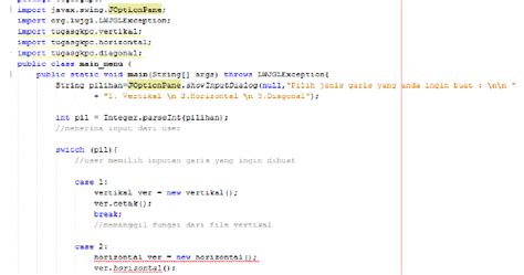 Program Garis Menggunakan Netbeans Java Dan Library Opengl