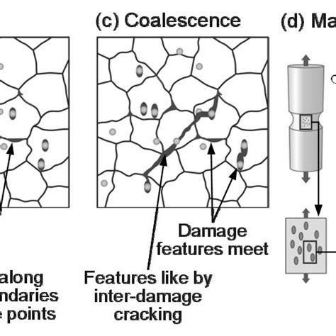 1 Schematic Representation Of A Void Nucleation B Growth C
