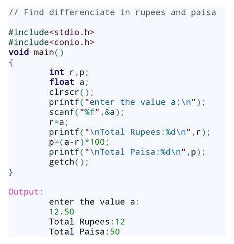 C Programs With Solutions Basic Example 2
