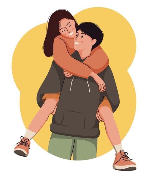 Couple Moment So Happy 54486819 Vector Art At Vecteezy