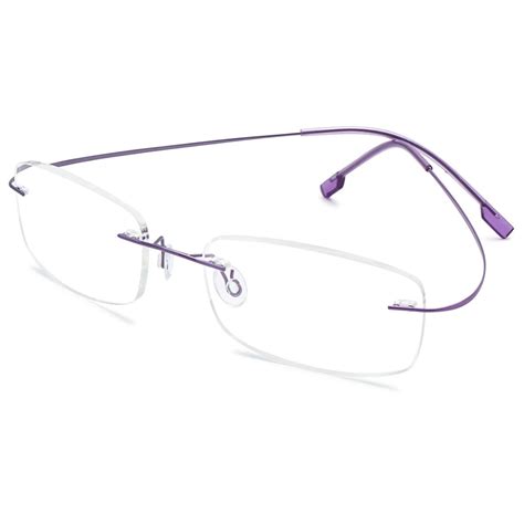 Koosufa Rimless Titanium Reading Glasses 150 Super Lightweight Eyeglasses Readers Frameless