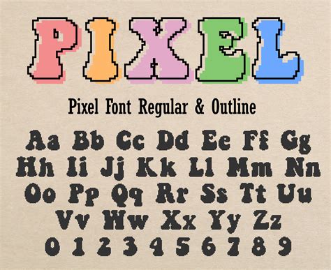 Game Font Pixel Font Gamer Font Pixel Art Font Pixel Text Font Game Pixel Font Pixel Font Svg