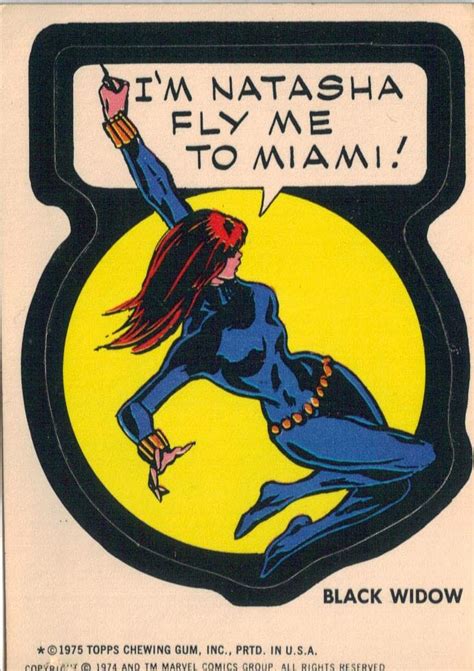 Black Widow Sticker