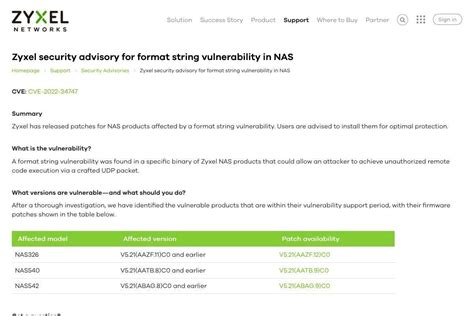 Zyxel製NASに緊急の脆弱性ただちに更新を TECH テックプラス
