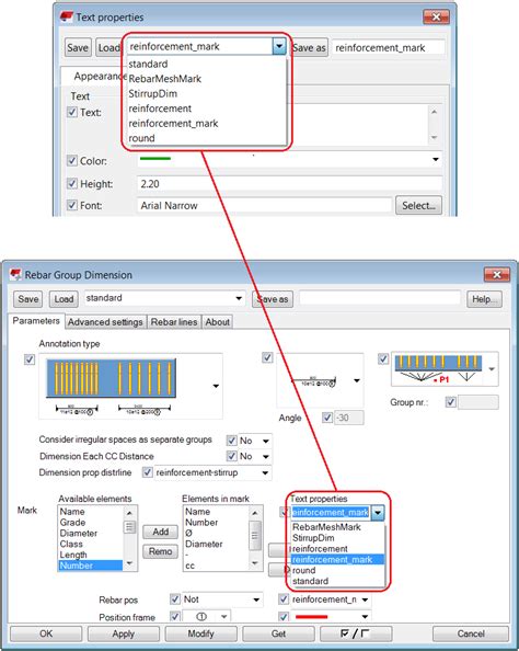 Rebar Group Dimension Tekla User Assistance