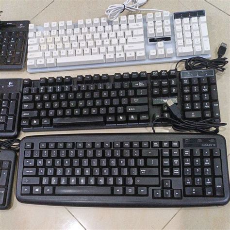 Razer Hp Dell Logictech Gigabyte Acer Avf Crown Used Keyboard Shopee Malaysia