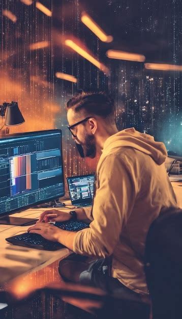 Premium Photo Coding Journey Navigating Software Development With Algorithmic Mastery And