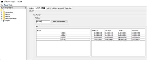 System Console File IO Example Intel Community
