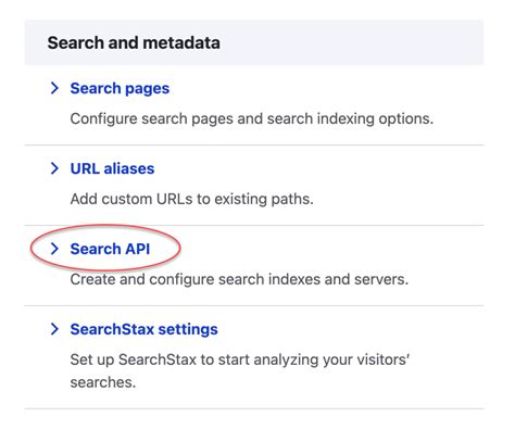Set Up Drupal Module Searchstax Site Search Docs