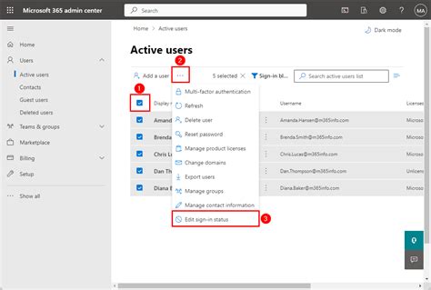 How To Unblock Microsoft 365 User Sign In O365info