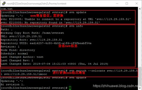 Linux下更换svn检出地址由于项目地址更换linux Svn改地址 Csdn博客