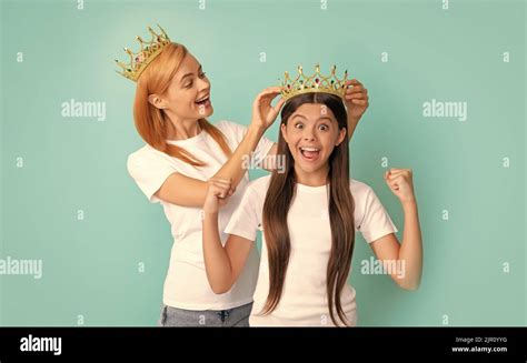 Beauty Pageant Winner Beauty Queen And Happy Winner Woman Crown Girl