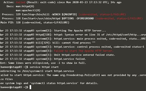 apache troubleshooting failed test kodekloud engineer kodekloud devops learning community
