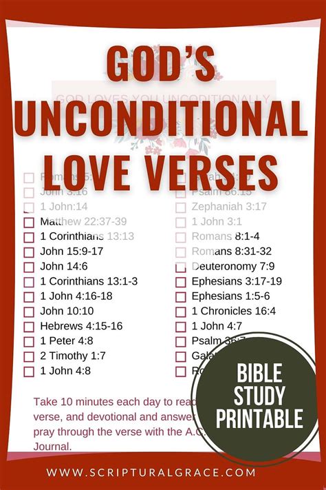 28 Bible Verses About Gods Unconditional Love