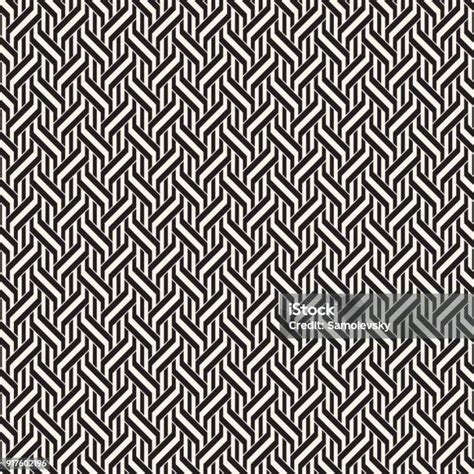 벡터 완벽 한 패턴입니다 현대적인 세련 된 인터레이스 라인 텍스처입니다 기하학적 스트라이프 장식입니다 0명에 대한 스톡 벡터 아트 및 기타 이미지 Istock
