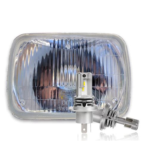 Vcm3 200mm Rectangular Led Headlight Kit Vintage Car Leds