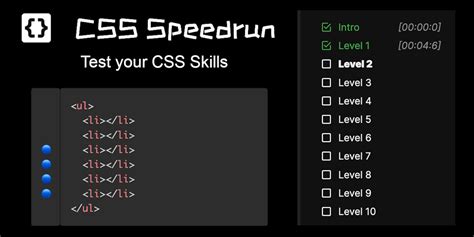 Css Speedrun Test And Improve Your Css Skills Product Hunt