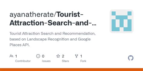 Github Ayanatherate Tourist Attraction Search And Recommendation Tourist Attraction Search