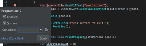 Rider Advanced Debugging With Breakpoints The Net Tools Blog