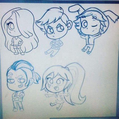 Dibujando Chibis Para Hacer Stickers Fnafhs Amino Amino