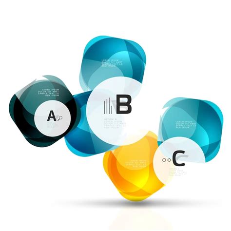 Premium Vector Vector Glossy Square Elements