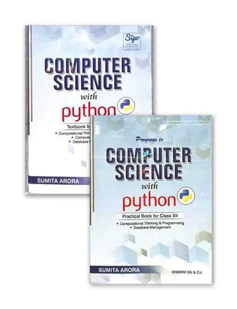 Computer Science With Python By Sumita Arora Textbook And Practical Book