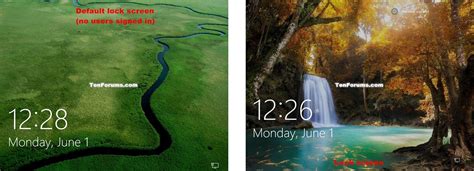 Enable Or Disable Lock Screen In Windows 10 Tutorials