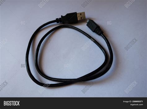 Black Cable Usb Image Photo Free Trial Bigstock