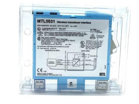 Mtl5031 Vibration Transducer Interface Isolating Driver And Mtl5031